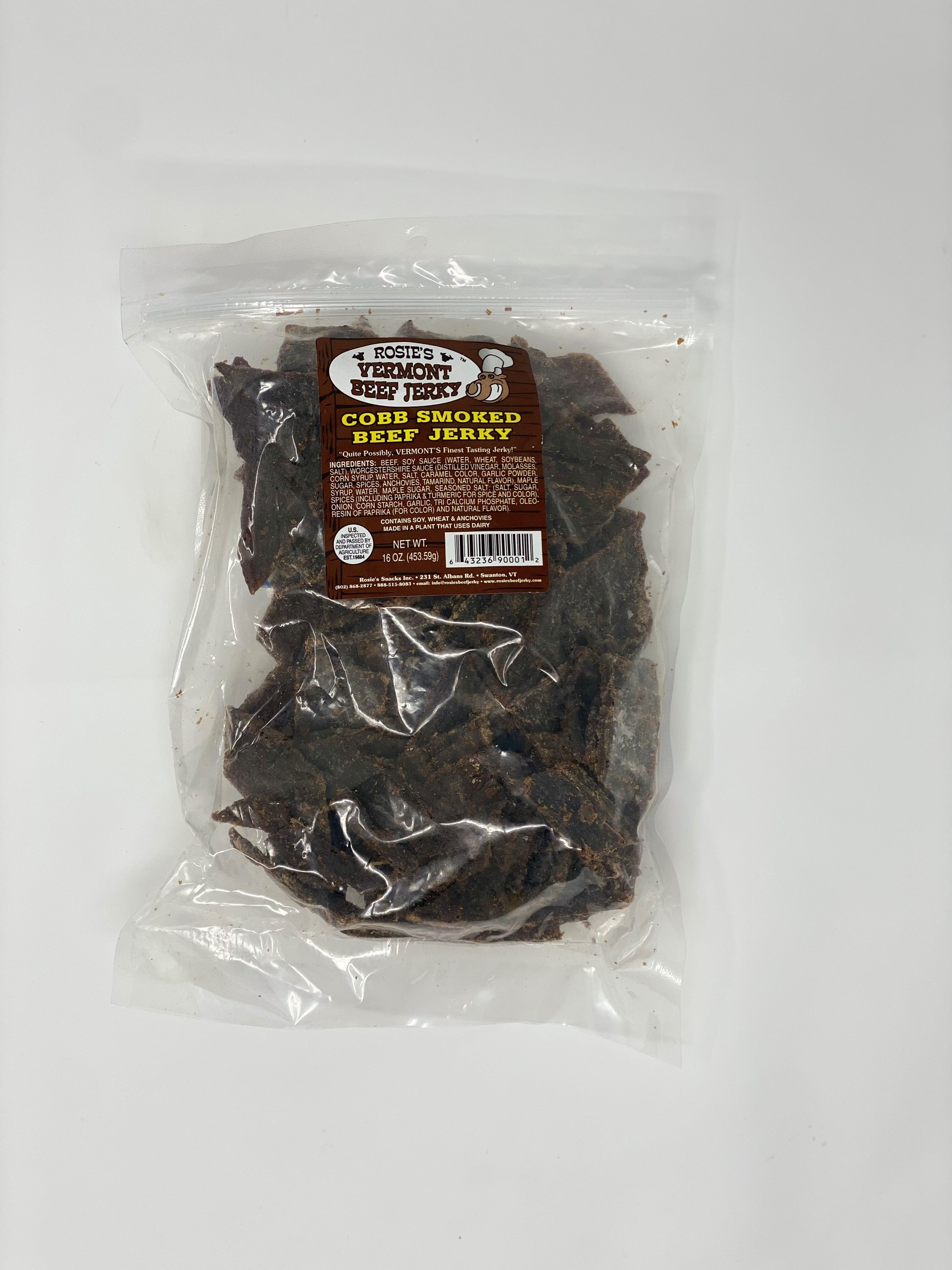 Rosie's Vermont Beef Jerky - Cobb Smoked Flavor