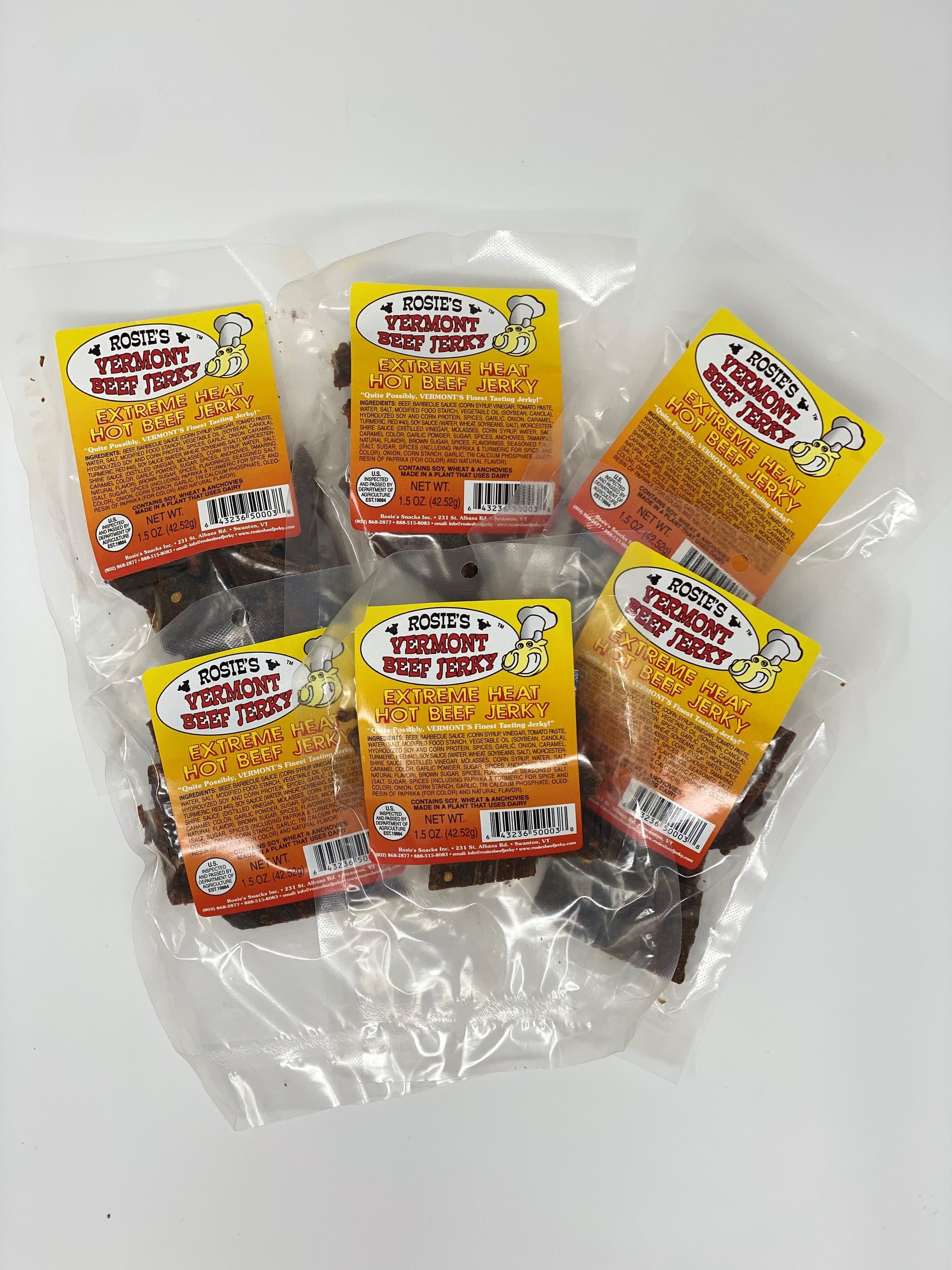 Rosie's Vermont Beef Jerky - Hot Flavor