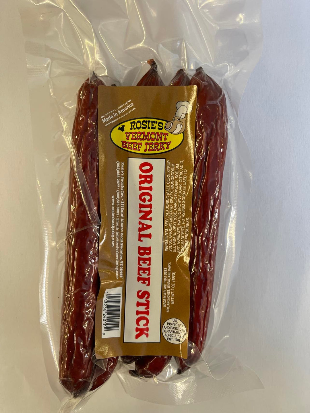 Products – Rosie's Vermont Beef Jerky