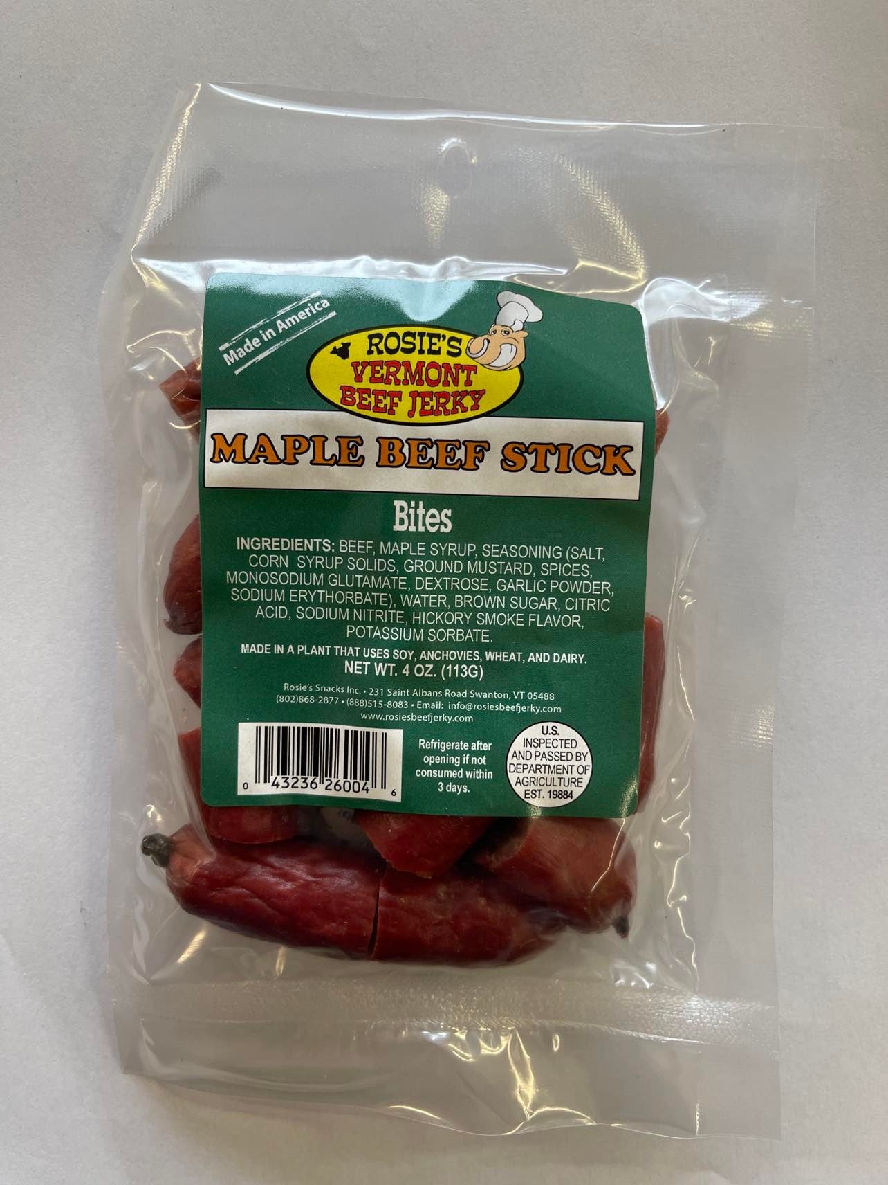 Products – Rosie's Vermont Beef Jerky